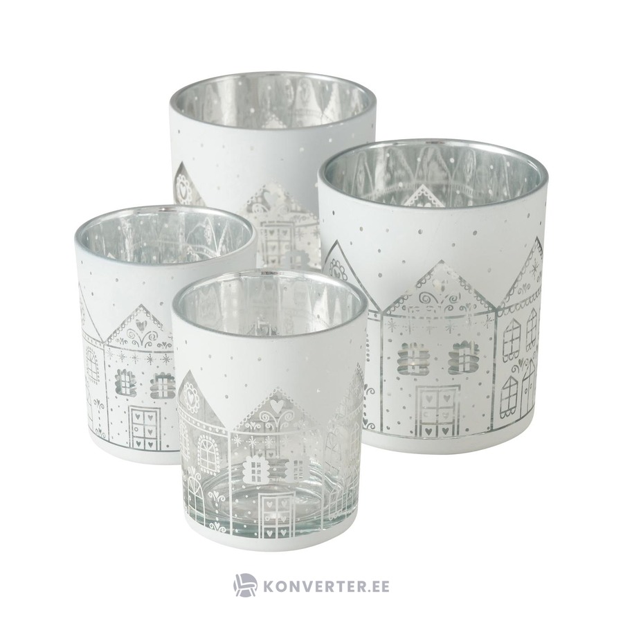 Teeküünla Aluste Komplekt 4 tk (Villana) - Konverter Sisustuskeskus