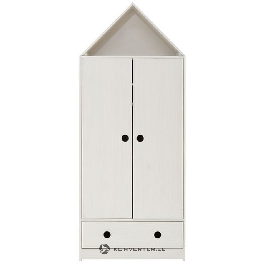 Valge Lastetoa Riidekapp (Alpi) - Konverter Sisustuskeskus